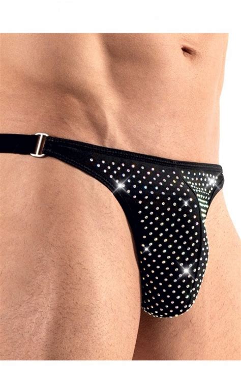 Błyszczące Stringi Męskie Intimitipl