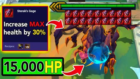 Best New Cho Gath Item Sterak S Gage Hp Tft Set