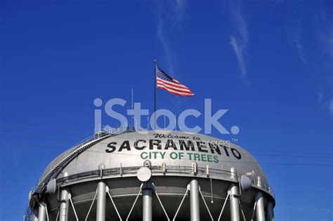 새크라멘토 스카이라인과 타워 브릿지 스톡 사진 Freeimages