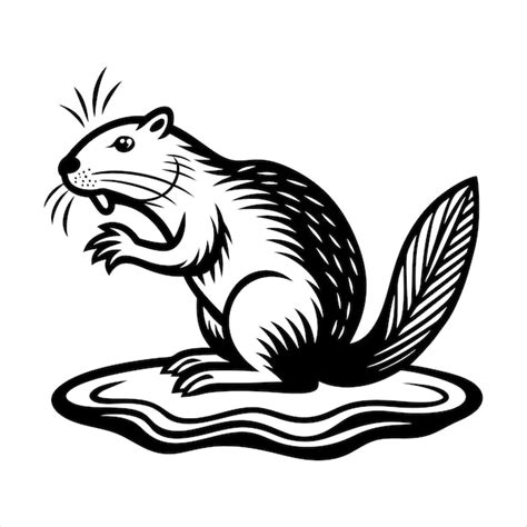 Beaver Tail Slapping Svg Images - Free Download on Freepik