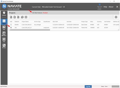 ACC Beta Features Enabled Disabled Status