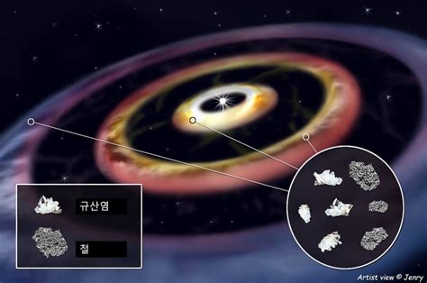 500광년 거리또다른 태양계가 탄생하고 있다