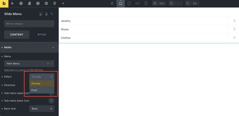 How To Create Sliding Menu Using Bricks Builder Max Addons For Bricks