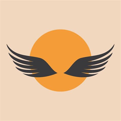 Premium Vector Wing Illustration Design