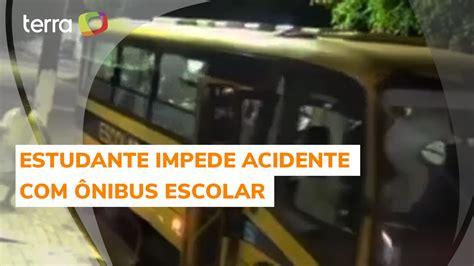 Estudante Impede Acidente Com ônibus Escolar Desgovernado Na Pb