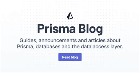 prisma blog articles and updates tag data platform