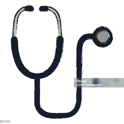 聽診器醫療孤立的圖示向量圖形及更多一個物體圖片 一個物體 健保和醫療 剪裁圖 Istock