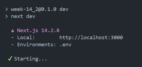 Typescript Next Js Sever Doesnt Start One Stopped Stuck On Starting