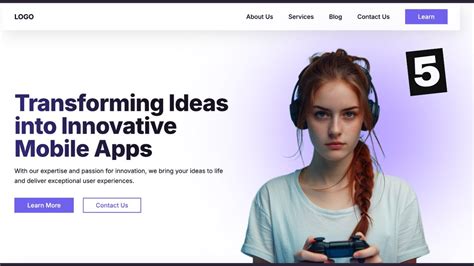 Design A Modern Responsive Homepage Using Html Css And Javascript About
