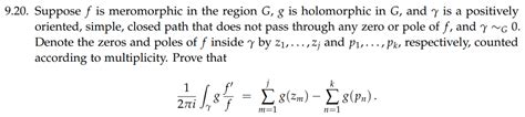 Solved Suppose F Is Meromorphic In The Region G G Is Chegg