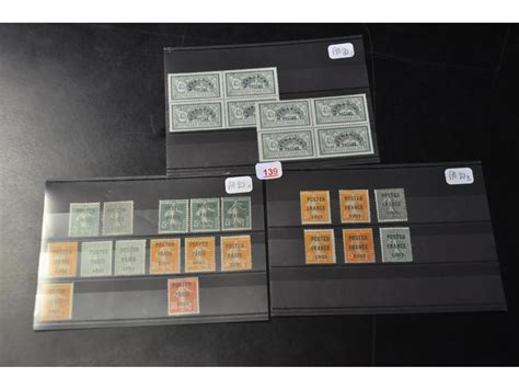lot de timbres de France Préoblitérés usés sur plaquettes Poste Paris et Poste France tous