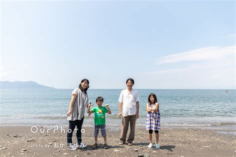 「キレイでナチュラルな姿に大満足」夏の海辺で家族旅行記念の写真撮影｜ourphoto アワーフォト
