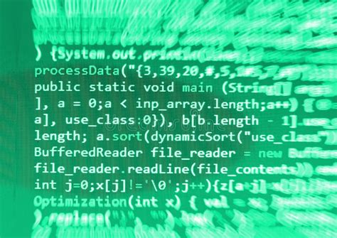 Coding Programming Source Code Screen Stock Illustration