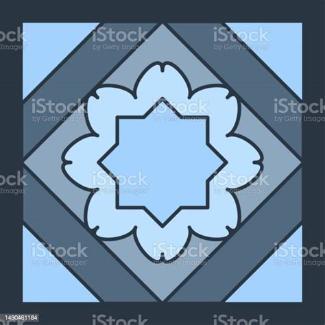 무늬가있는 Azulejo 바닥 타일 포르투갈 바닥 타일 바닥 시멘트 Talavera 타일 벽지입니다 세라믹 디자인 벡터
