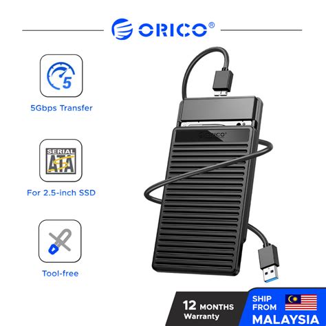 ORICO HDD SSD Case USB Type C External Storage HDD Enclosure Support PC Laptop TV PS
