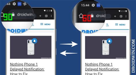 Change Refresh Rate For Individual Apps On Android DroidWin