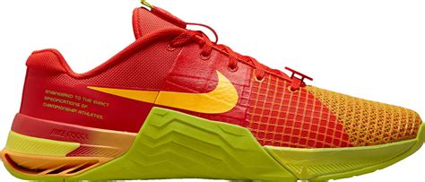 Nike Mens Metcon 8 Amp Training Shoes Red Multi Color Yellow 14 D