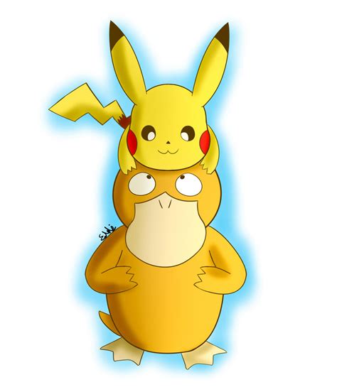 Pikachu And Psyduck Request By Ironchief01 On Deviantart