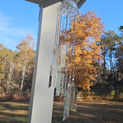 Panel Stained Glass Dragonfly At Sunset With Cattails Etsy
