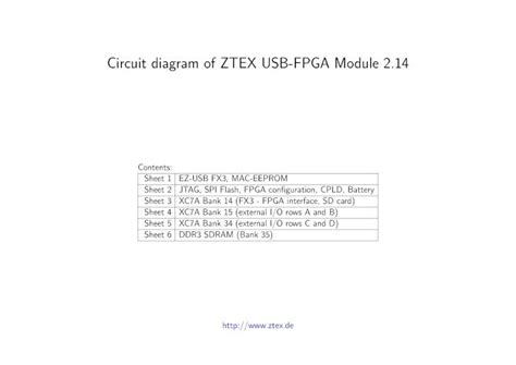 PDF Circuit Diagram Of ZTEX USB FPGA Module 2 Circuit Diagram Of