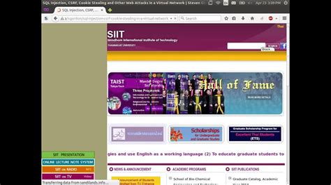 Web Security Attacks Its335 L24 Y14 Youtube