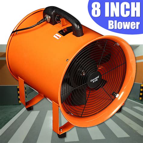 8 Portable Ventilator Axial Ducting Blower Industrial Workshop