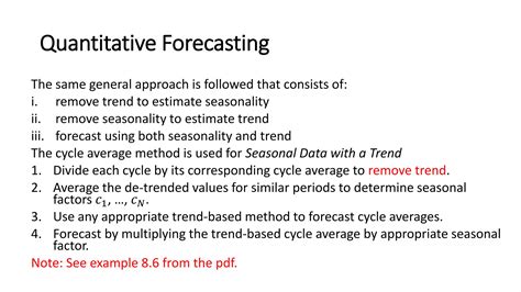 Forecasting Examples Ppt