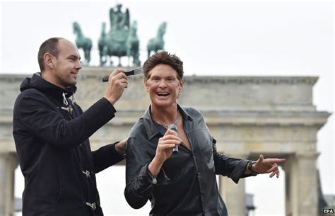 The Hoff Thumbs Up Smiling