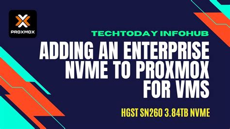 Blazing Fast Nvme For Proxmox Vms Adding Storage Lvm Thin Youtube