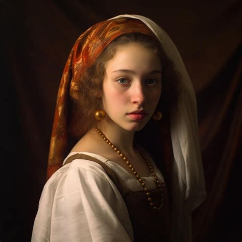 Premium Ai Image Timeless Portraits From Medieval Maidens To