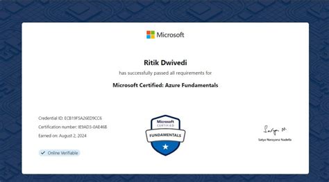 Ritik Dwivedi On Linkedin Im Happy To Share That Ive Obtained A New