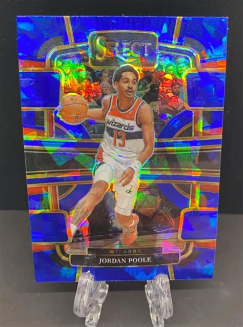 2023 24 PANINI SELECT JORDAN POOLE Bleu Glace Prizm Concours 18