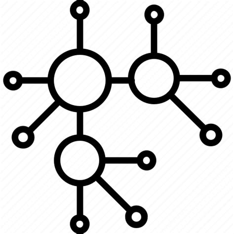 Chart Connection Diagram Network Plan Scheme Structure Icon