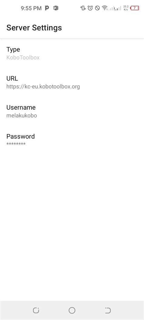 Failure To Correctly Configure KoboCollect Data Collection KoboToolbox Community Forum