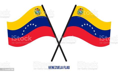 흰색 배경에 베네수엘라 플래그 물결 치는 벡터 그림입니다 베네수엘라 국기 Department Of Homeland Security에 대한 스톡 벡터 아트 및 기타 이미지