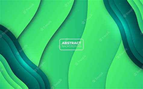 Premium Vector Green Gradient Abstract Background