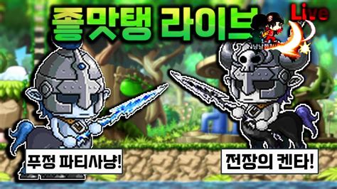 메랜 고레벨들의 천국 사냥터 푸정에서 파티사냥 Youtube