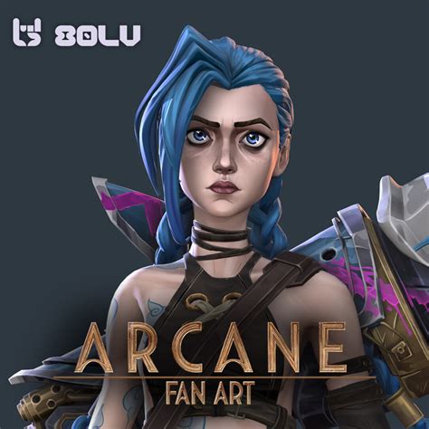Artstation Arcane Jinx Fanart