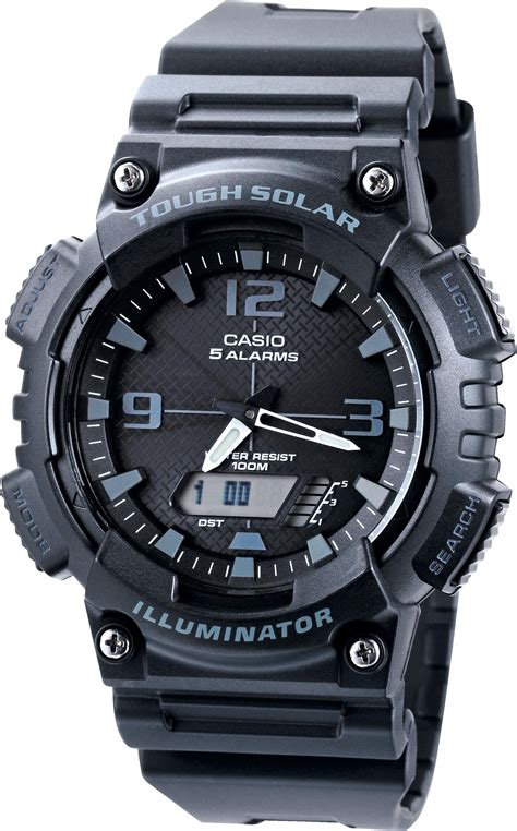 Casio Mens Black Analogue and Digital Solar Reviews