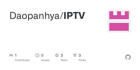 Github Daopanhya Iptv