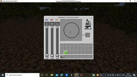 Element Constructor In Minecraft Chemistry Youtube