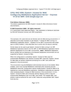 Fillable Online Configuring WebSphere Application Server Express V For IBM I Fax Email