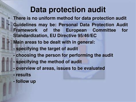 Ppt Data Protection Audit And Data Protection Issues In The Telecom