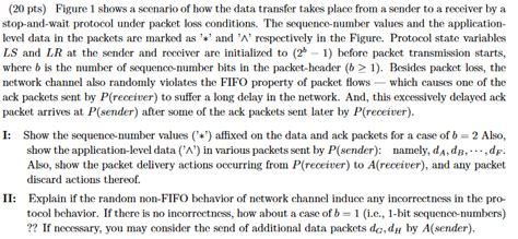 Solved 20 Pts Figure 1 Shows A Scenario Of How The Data Chegg