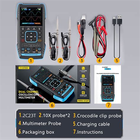 FNIRSI C T In Digital Oscilloscope P Probe
