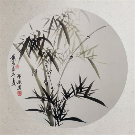 梅兰竹菊 写意花鸟画作品 水墨花鸟画作品 国画花鸟画欣赏 国画写意花鸟画欣赏 邵斌写意