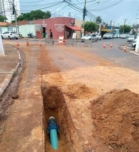 Obras de água e esgoto são feitas em bairros de Cuiabá Desentupidora Hidro Curitiba