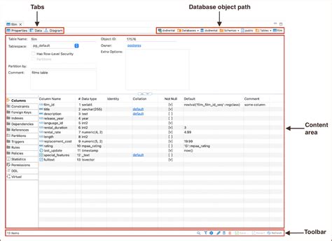 database object editor team edition documentation