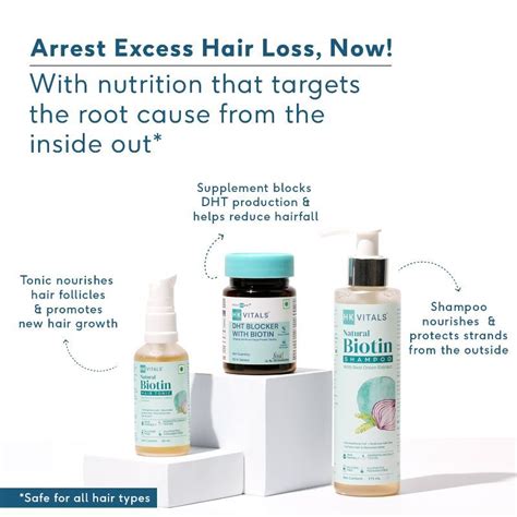 Healthkart Hk Vitals Extreme Hairfall Kit For Men Dht Blocker Biotin