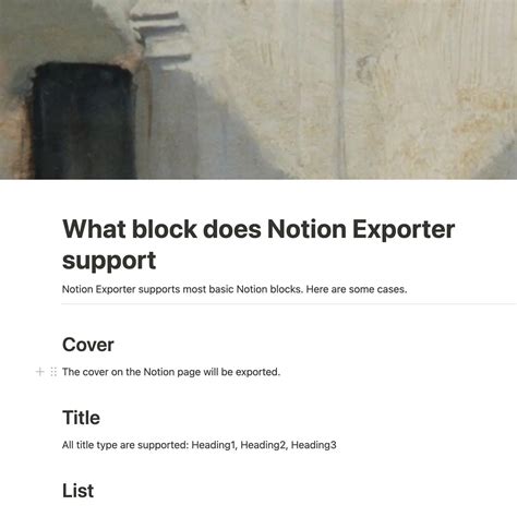 notion exporter write in notion export to everywhere